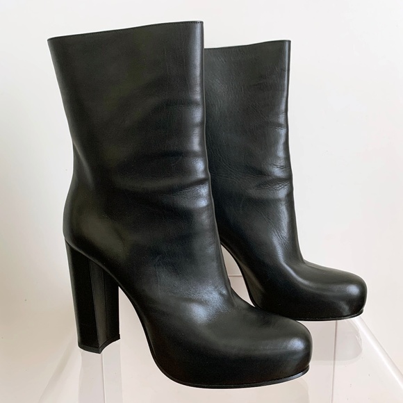 Theory | Shoes | Theory Platform Leather Boots | Poshmark